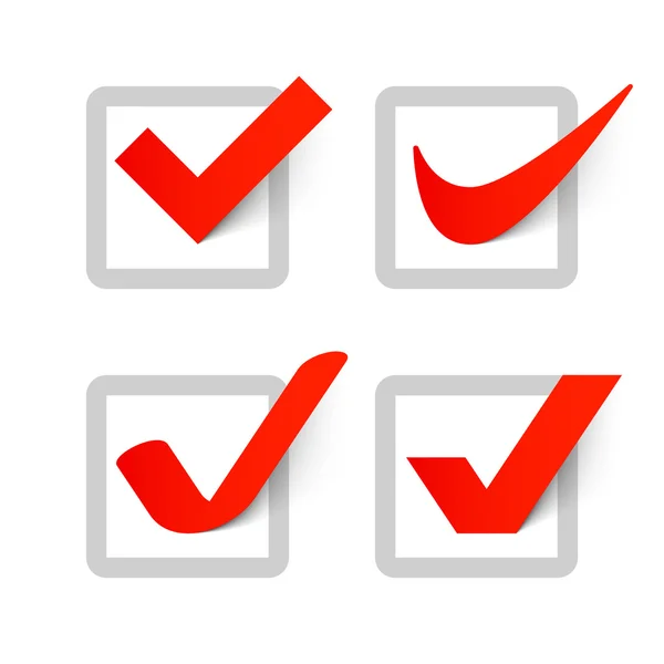 Check mark stickers Stock Vector Image by ©Alhovik #69935167