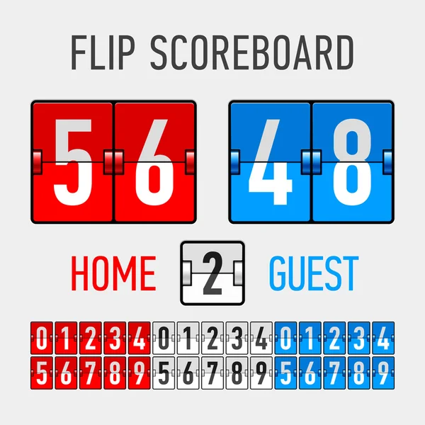 Countdown numbers flip counter vector isolated set. Retro style flip ... Countdown numbers flip counter vector isolated set. Retro style flip ...