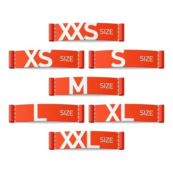Size clothing labels Stock Vector Image by ©Alhovik #69940301