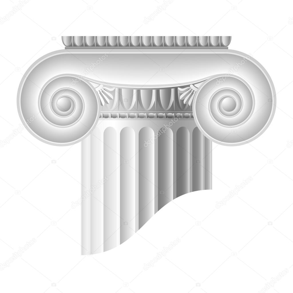 Ionic column Stock Vector Image by ©Alhovik #69935517