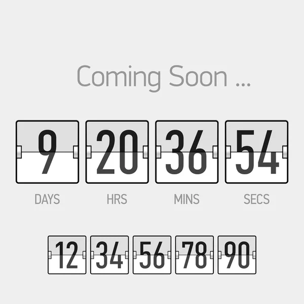 Countdown Timer Template Stock Vector Image By ©alhovik 69935787