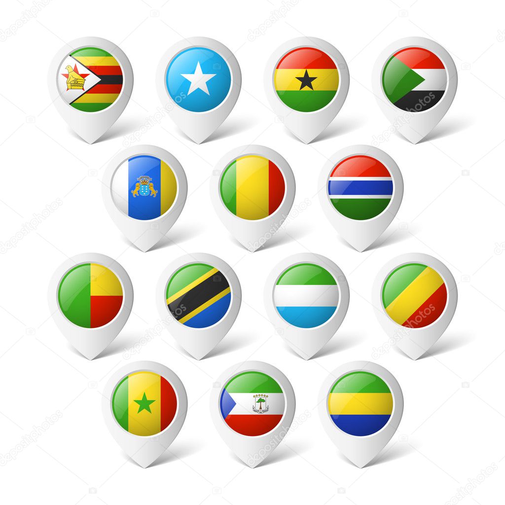 Map pointers with flags — Stock Vector © Alhovik #69940531 Map pointers with flags — Stock Vector © Alhovik #69940531
