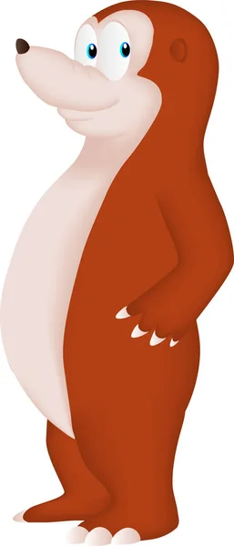 Cartoon Friendly Funny Mole Stock Vector Image by ©Heru72 #575743732