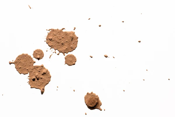 Splash of clay on white Stock Photo by ©diogoppr 69748339
