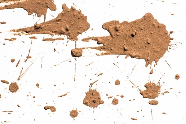 Splash of clay on white Stock Photo by ©diogoppr 69748339
