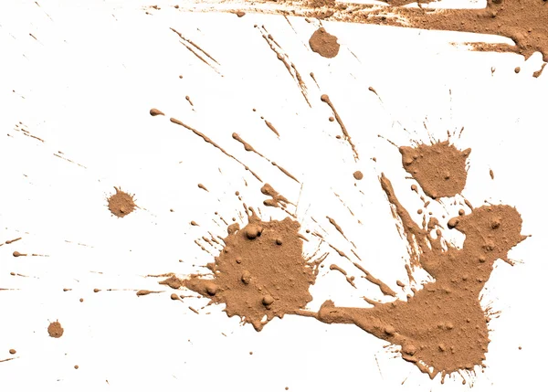 Splash of clay on white Stock Photo by ©diogoppr 69748339