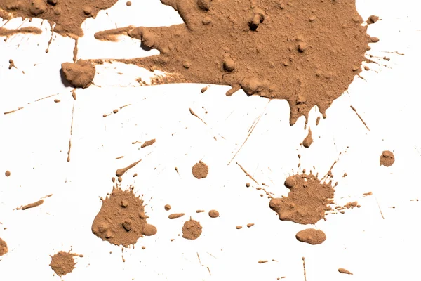 Splash of clay on white Stock Photo by ©diogoppr 69748339