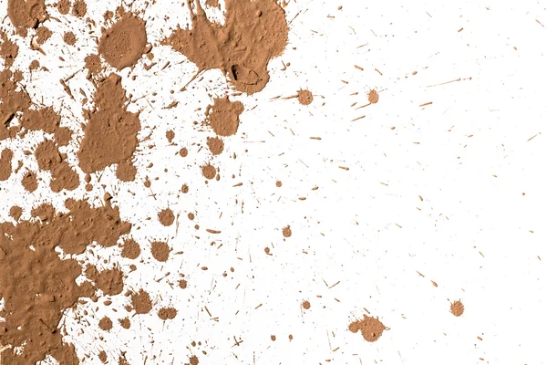 Splash of clay on white Stock Photo by ©diogoppr 69748197
