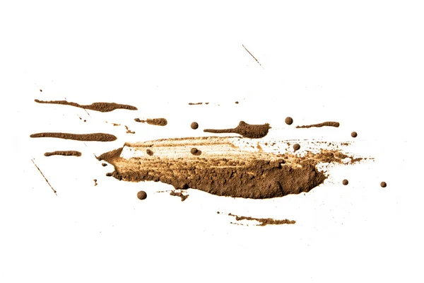 Splash of clay on white Stock Photo by ©diogoppr 69748339