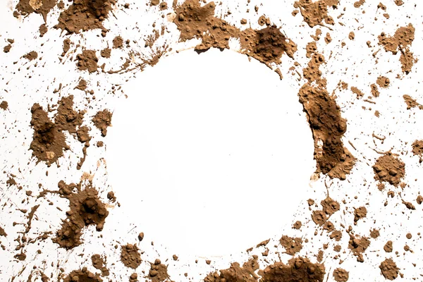 Splash of clay on white — Stock Photo © diogoppr #69748291