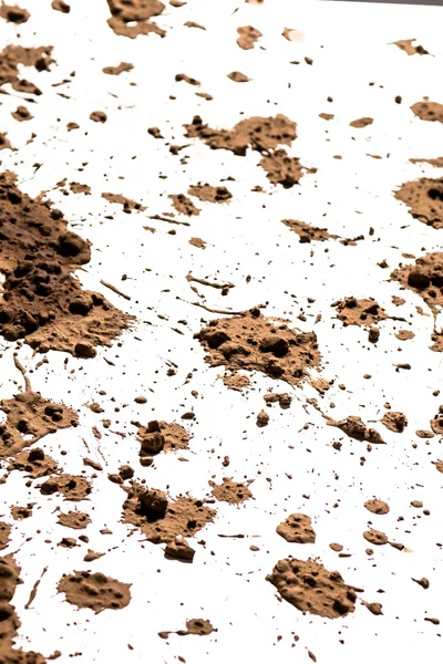 Splash of clay on white — Stock Photo © diogoppr #69748291