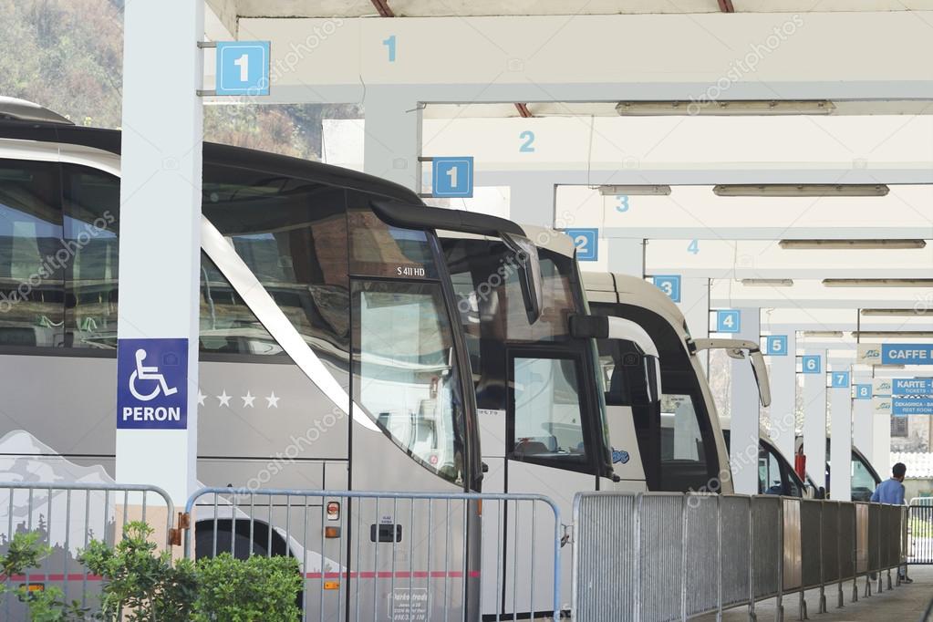 Bus station in Kotor — Stock Editorial Photo © Wolfcub29 #105614874