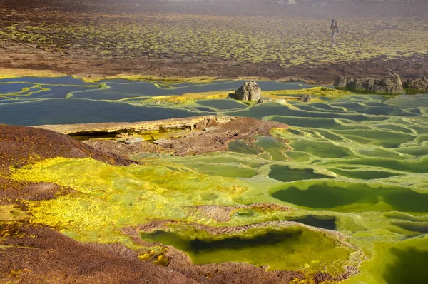 Dallol Active Volcano Danakil Basin Northeastern Ethiopia Border ...