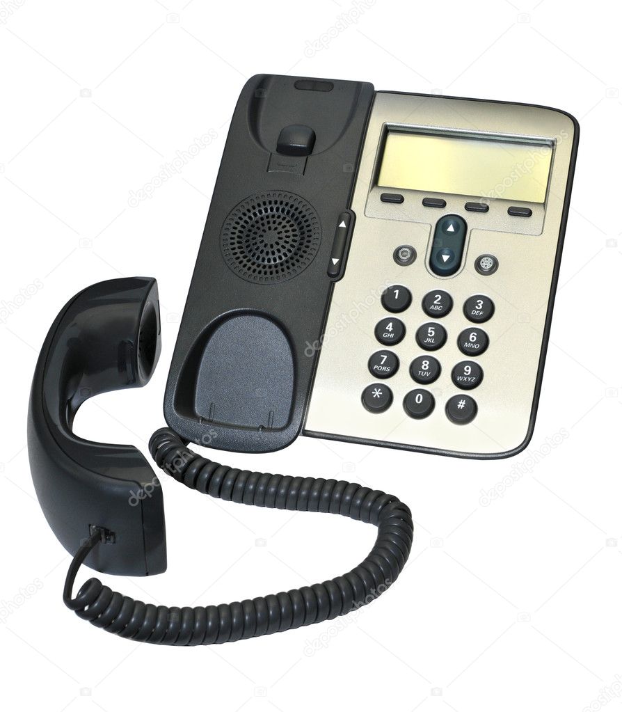 Ip phone isolated on white — Stock Photo © iggy74 #71418983