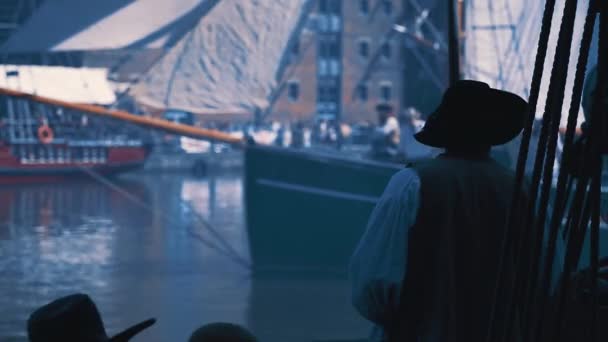 Canon Firing Pirate Ship — Stock Video © BlackBoxGuild #548104514