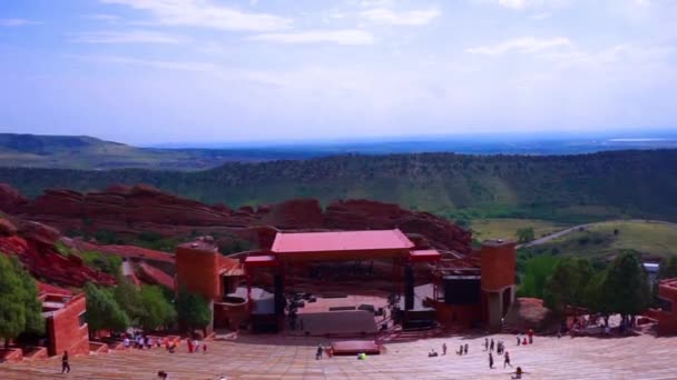 Red Rocks Amphitheatre Film Style Old Style Stock Video Footage by ...