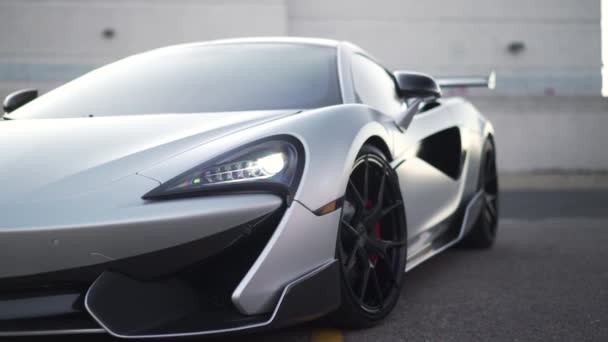 Cinematic Footage Modified Mclaren Super Car — Stock Video ...