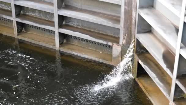 Leak Water Metal Gate Locks Caledonian Water Canal Fort William — Stock ...