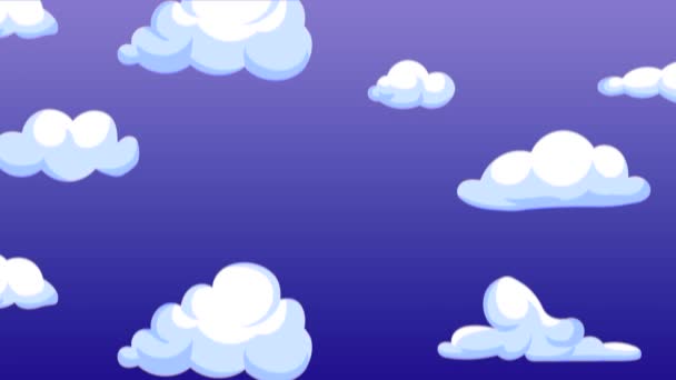 Animated Moving Clouds