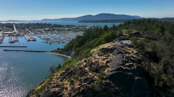 Aerial Perspective Tourist Viewpoint Cap Sante Park Anacortes ...