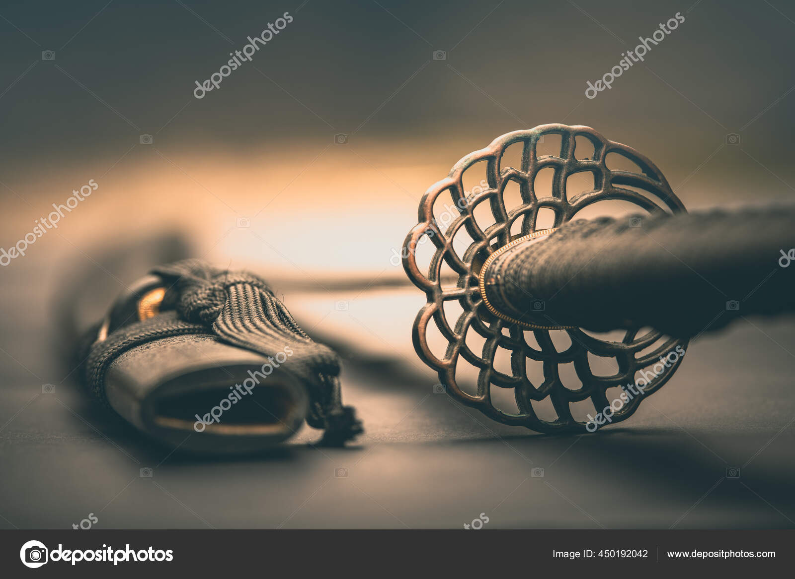 Katana Traditional Japanese Sword Stock Photo by ©MarcAndreu 450192042