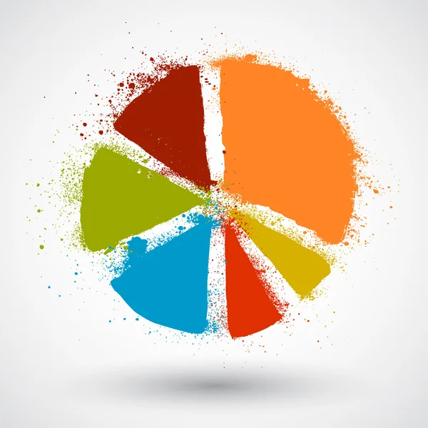 Round chart template Vector Art Stock Images | Depositphotos