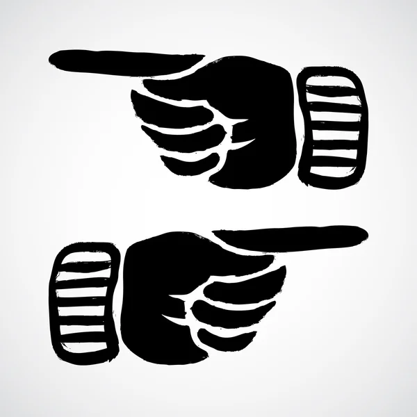 Vintage pointing hand Stock Vectors, Royalty Free Vintage pointing hand ...