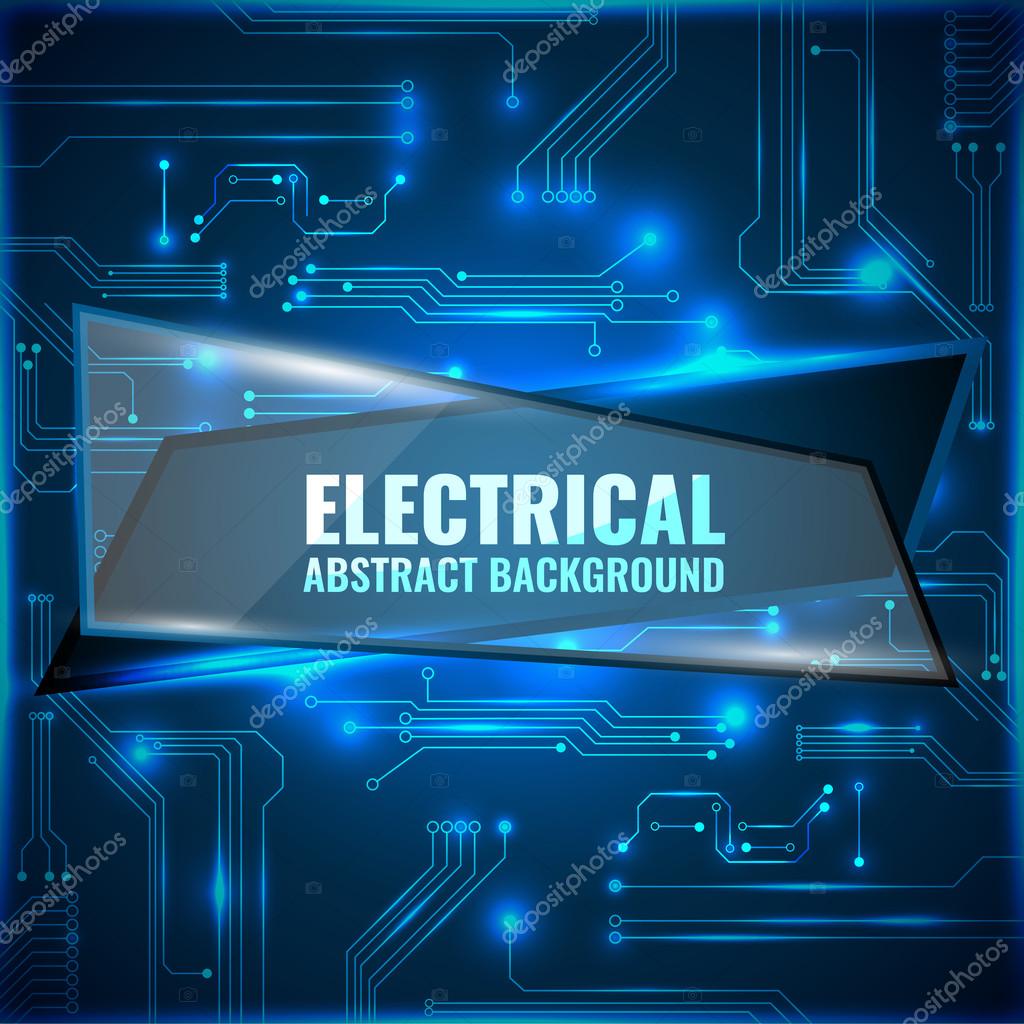 Electrical Abstract background background. Stock Vector Image by ...