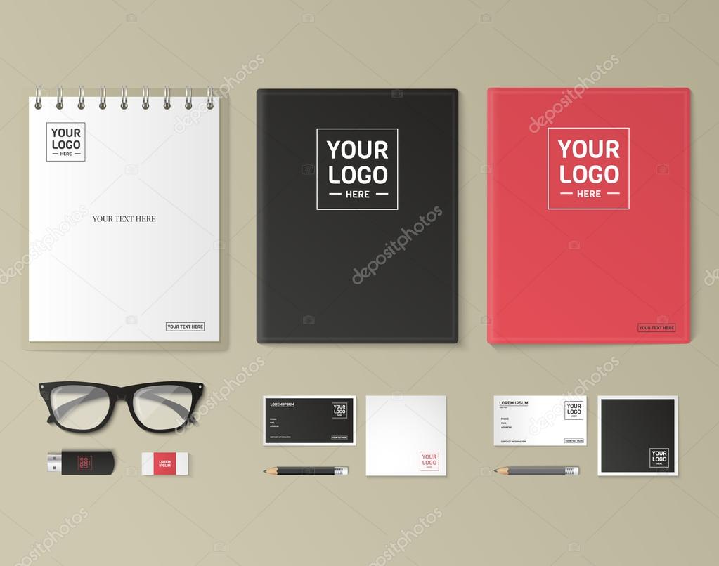 Mock up vector set. Stock Vector Image by ©Makalo86 #103434534