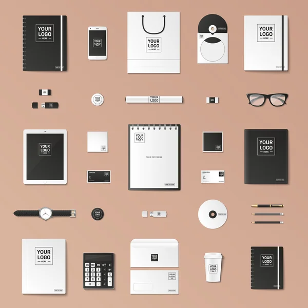 Mock up vector set. ⬇ Vector Image by © Makalo86 | Vector Stock 111648906