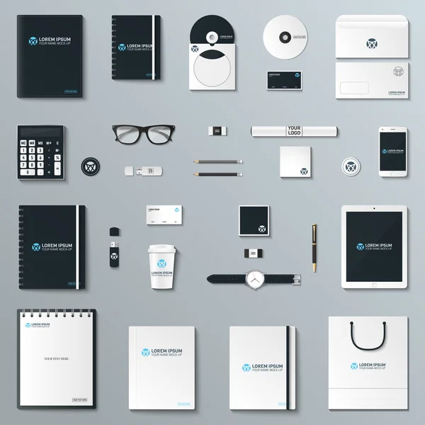 Mock up vector set. Stock Vector Image by ©Makalo86 #112992818