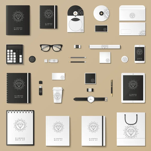 Mock up vector set. Stock Vector Image by ©Makalo86 #112992818