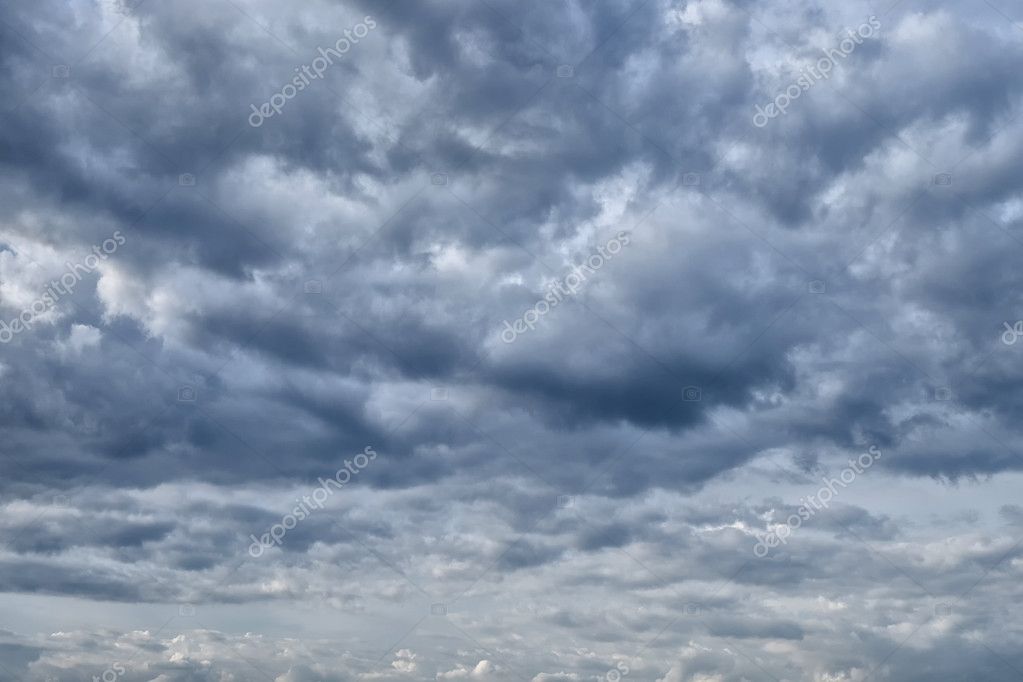 Paisagem De Ceu Nublado Cinza