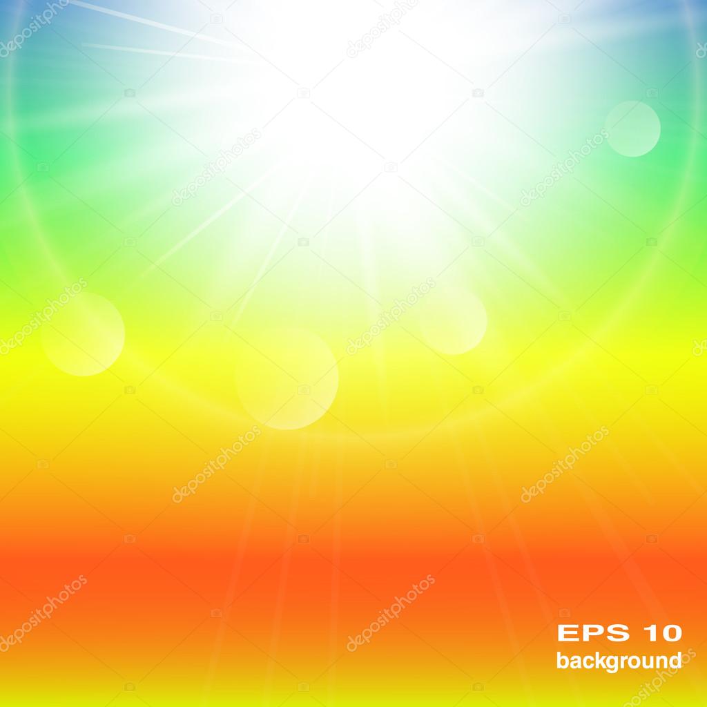 Illustration with sunlight background Stock Vector by ©Nairi79 79359114