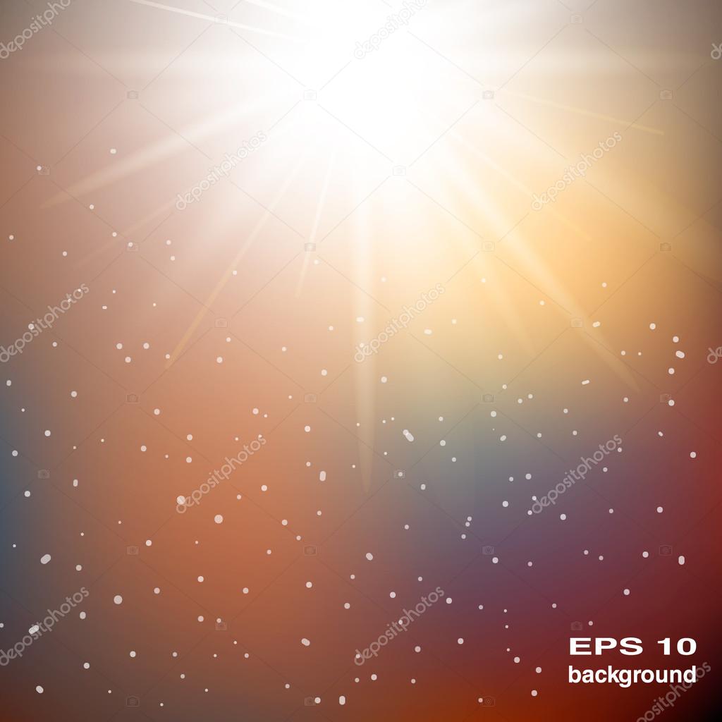 Illustration with sunlight background Stock Vector by ©Nairi79 #79360510