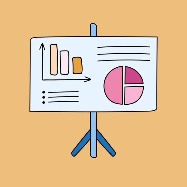 Cute Hand Drawn Clipart Chart Graph Infographic Business Element ...