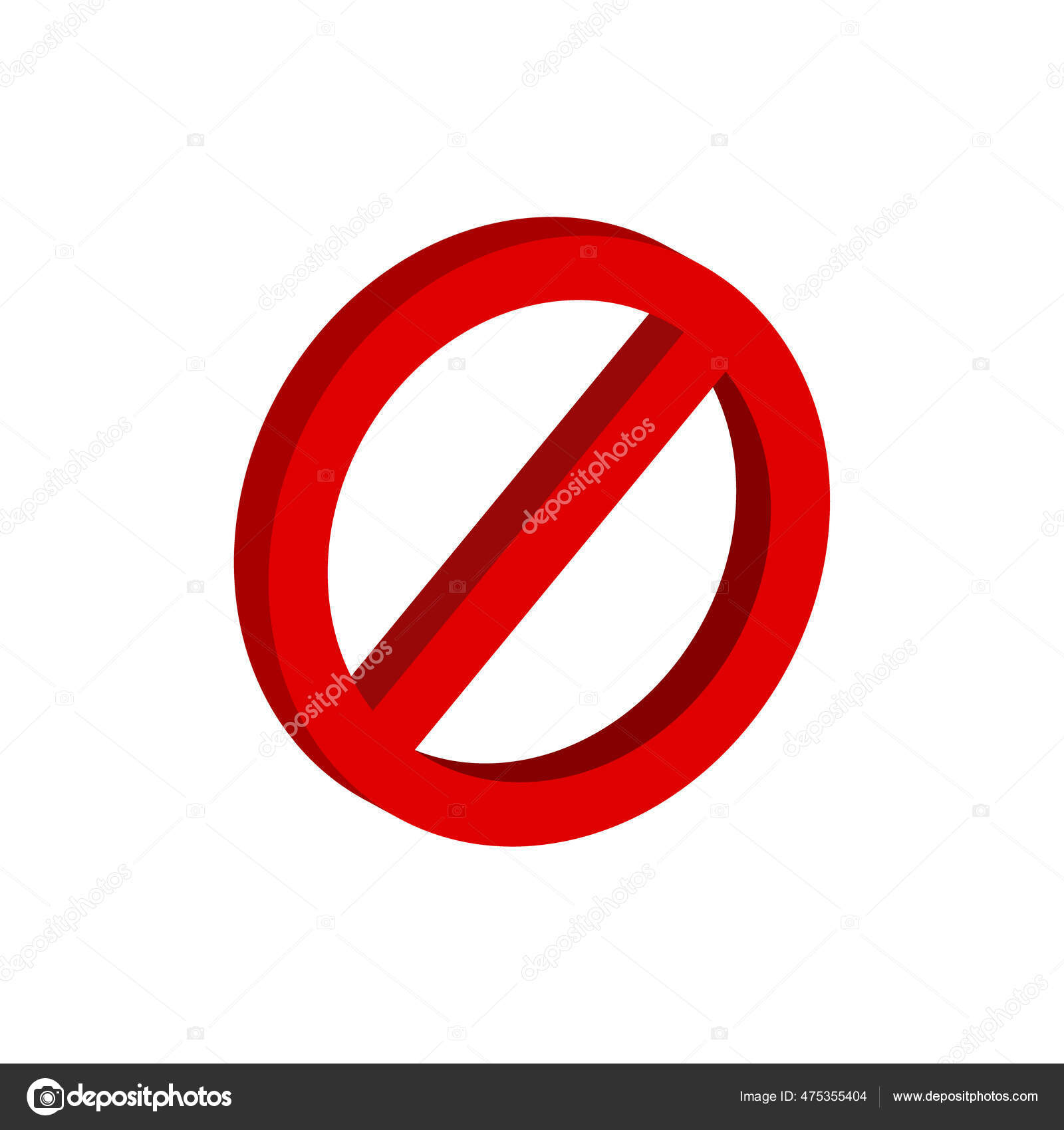 Sign Isolated White Background Isometric View Stock Vector by ©Tilegen ...