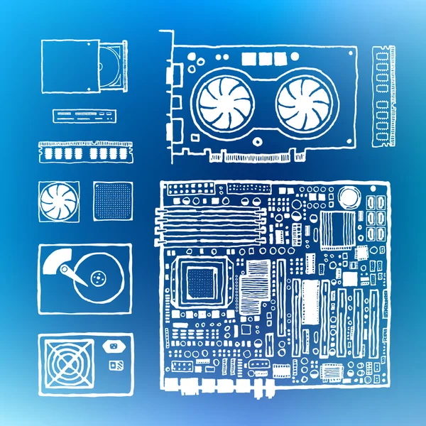 23,151,036 Computer parts Vector Images | Depositphotos