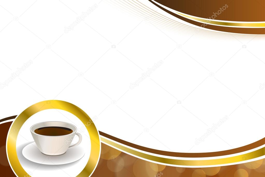 Fondo de café abstracto | Vector de ilustración de fondo abstracto taza ...