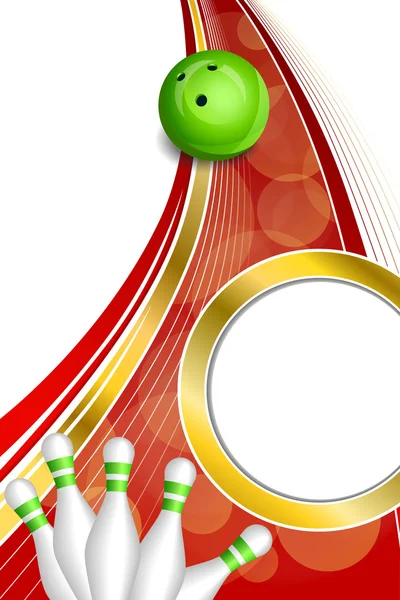 Background Abstract Golf Sport Green Grass Red Flag White Ball Frame