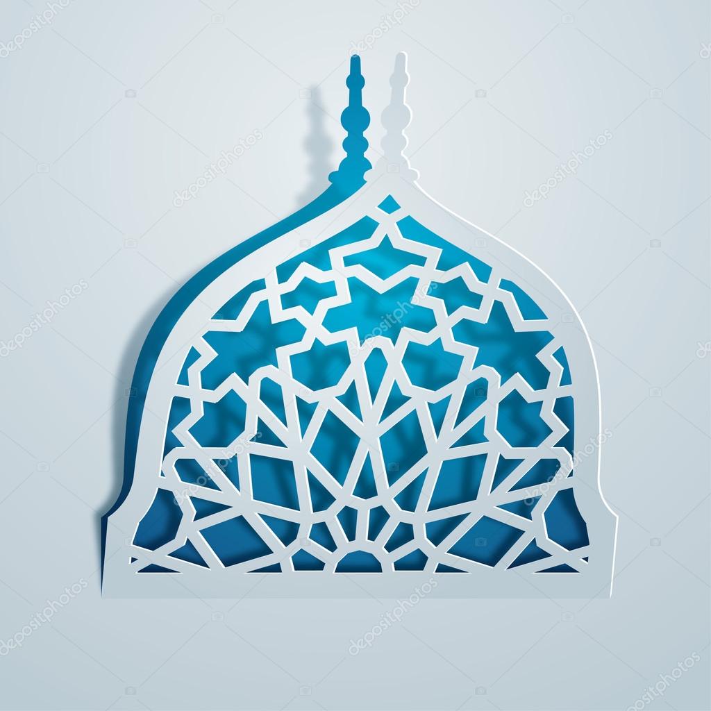 Islamic design geometric pattern mosque dome Stock Vector by ©Oktora ...