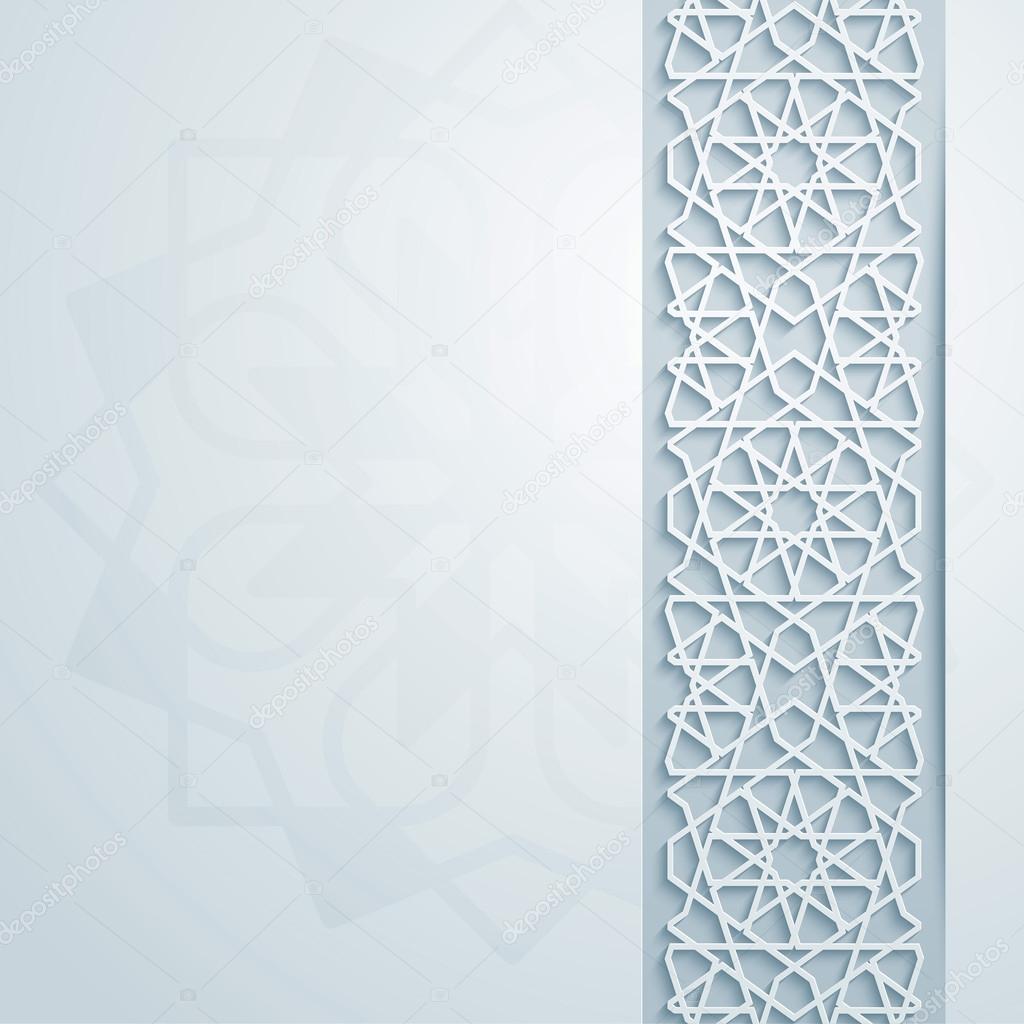Arabic, geometric, pattern for banner background ⬇ Vector Image by ...