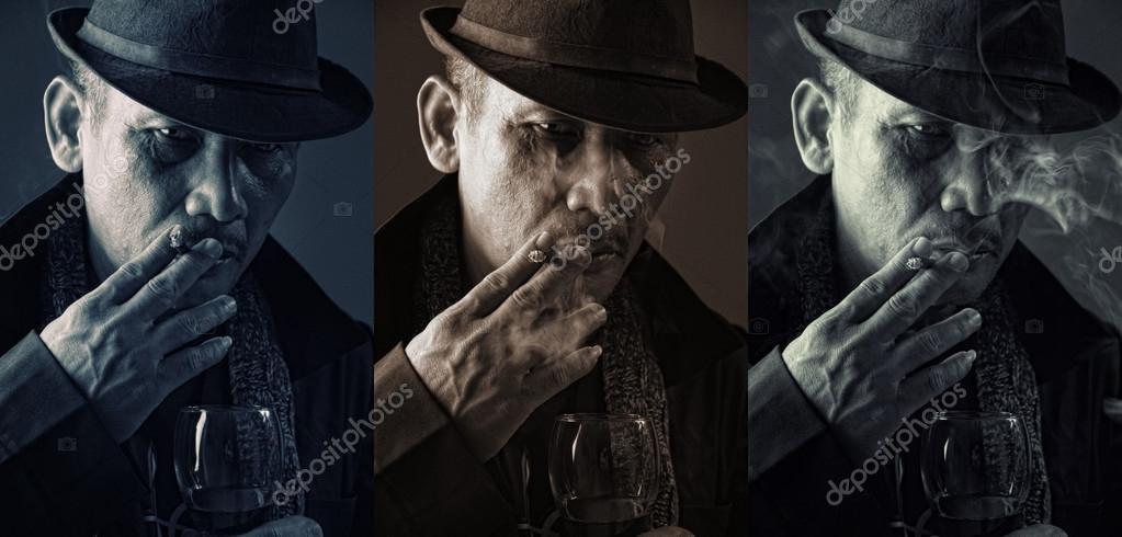 Cold faces of old mafia — Stock Photo © PepscoStudio #72406623