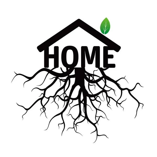 Home with roots Vector Art Stock Images | Depositphotos