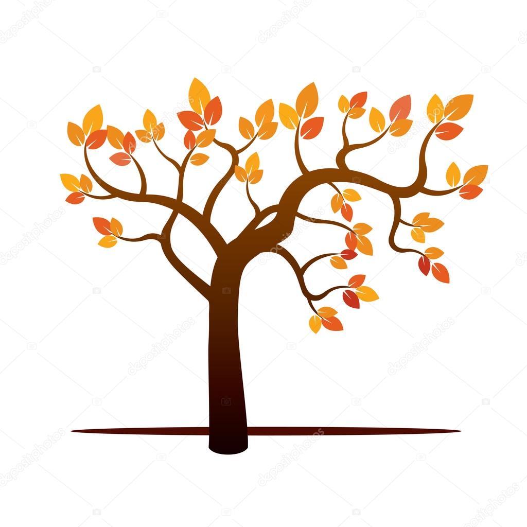 Color Autumn Tree. Vector Illustration. Stock Vector by ©rolandtopor ...