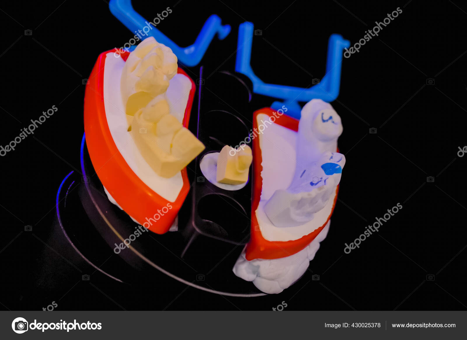 3D dental scanner for dental gypsum model scanning and measuring ...