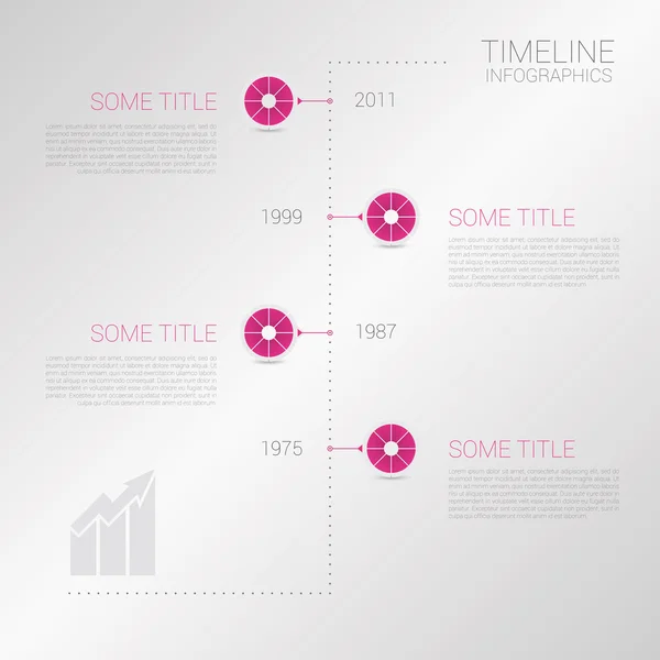 Infographics timeline. Modern design template. Vector illustration ...