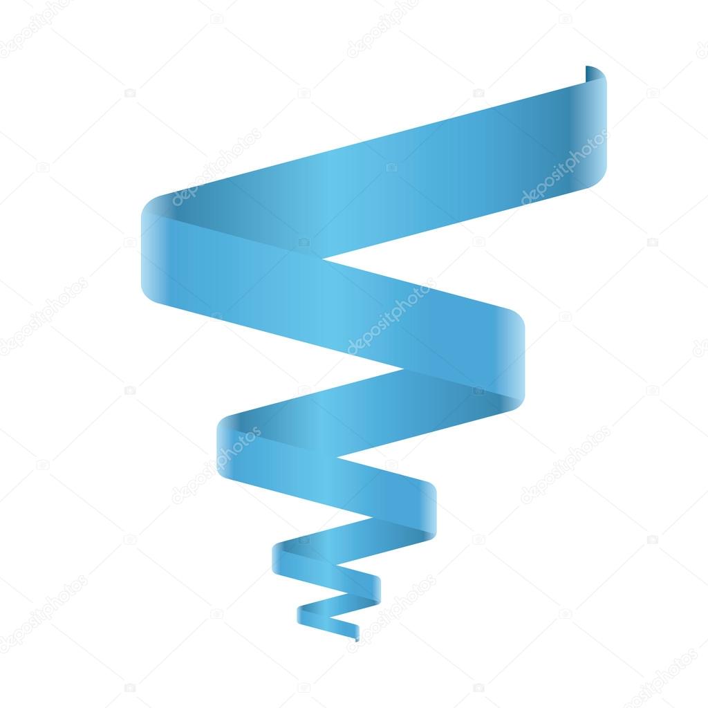Blue spiral ribbon vector Stock Vector Image by ©ondrakulisek@spoluzaci ...
