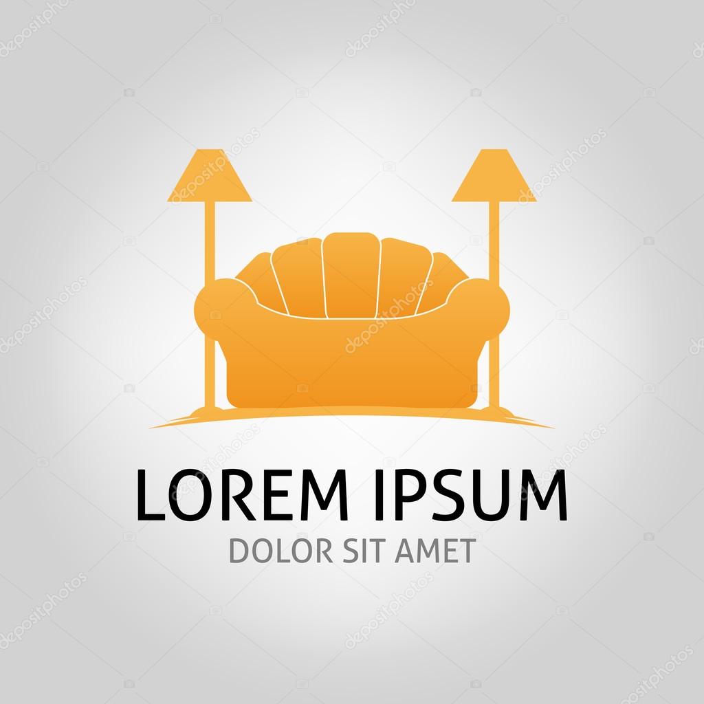 Logo Sofa design vector template. Couch illustration. Stock Vector by ...
