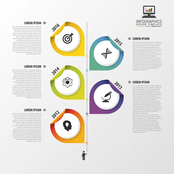 Infographic design. Report template with location pointer. Vector Stock Vector Image by ...